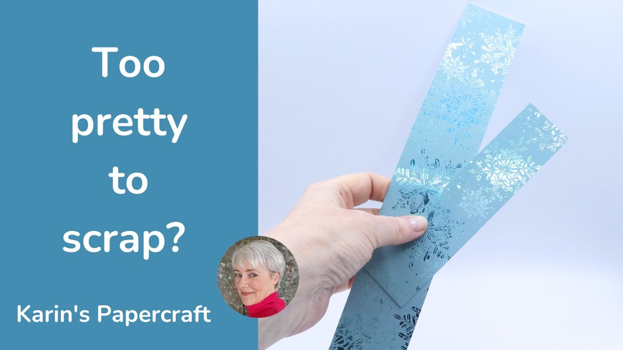 How to use left over strips of beautiful paper - YouTube