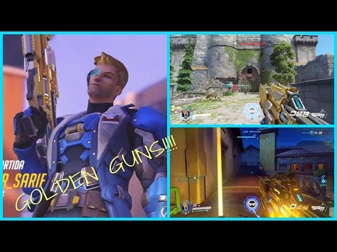 [ Overwatch - Competitive ] | Soldier 76 Golden Gun ! | Master (3699 ...