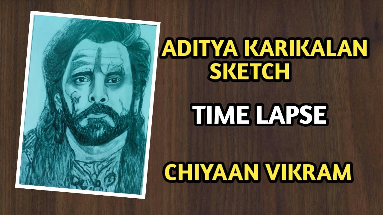 Aditya karikalan (chiyaan vikram) sketch || Ponniyin selvan drawing ...