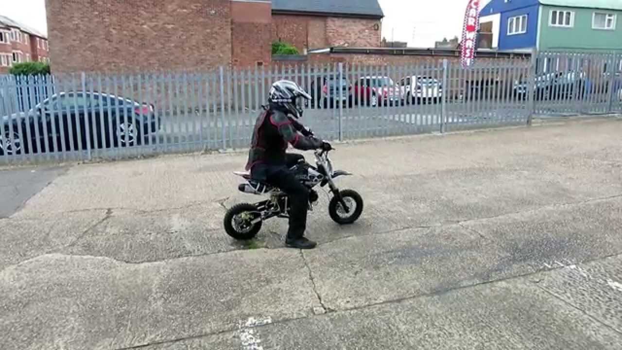 50cc Pro-Pit Bike from Funky Bikes (50cc Dirt Bike) - YouTube