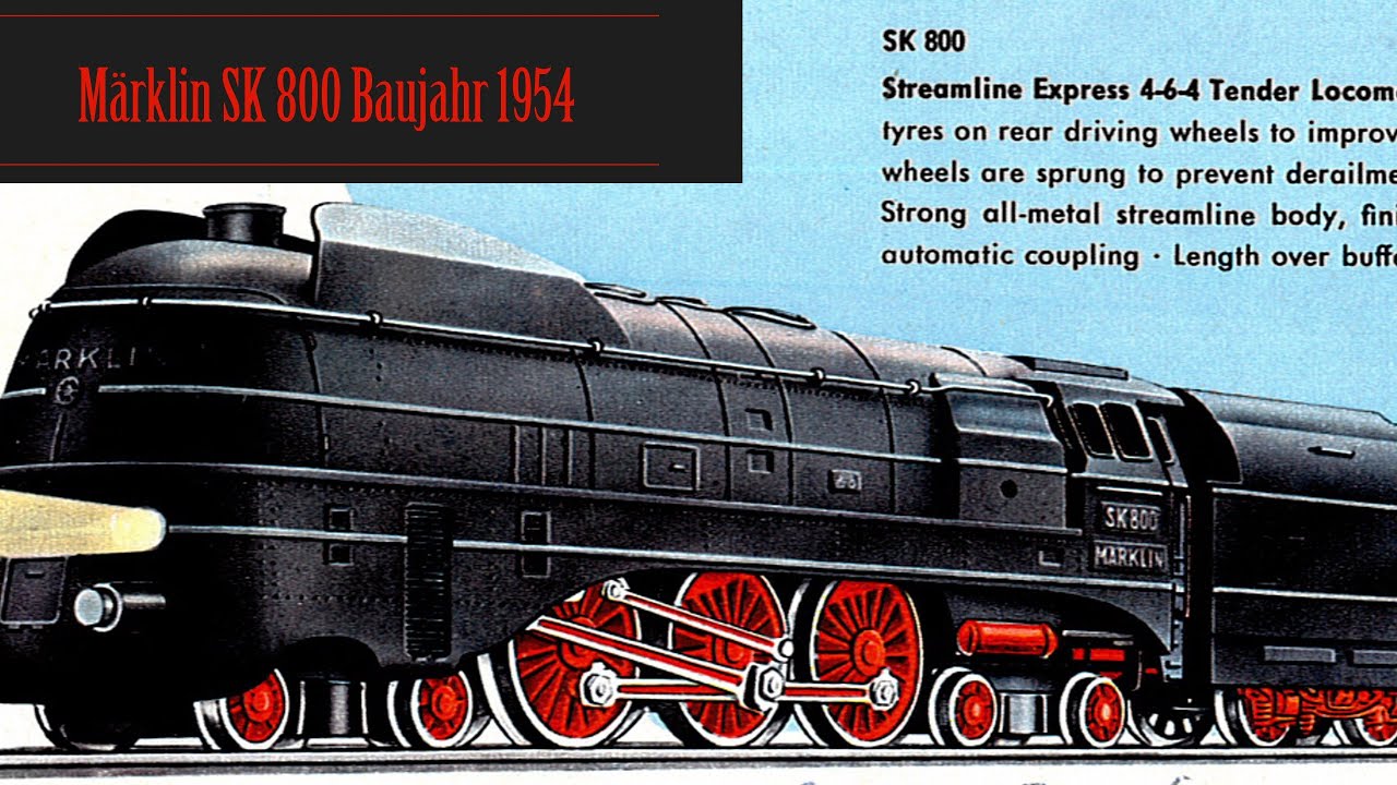 Märklin SK 800, SK 800.17, Baujahr 1954, BR 06. Stromlinien ...