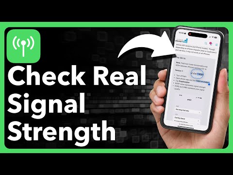 How To Check REAL Signal Strength On iPhone