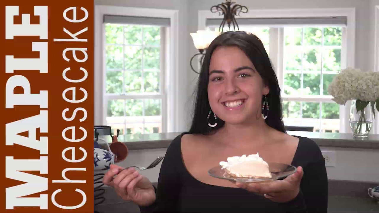 Maple Cheesecake - YouTube