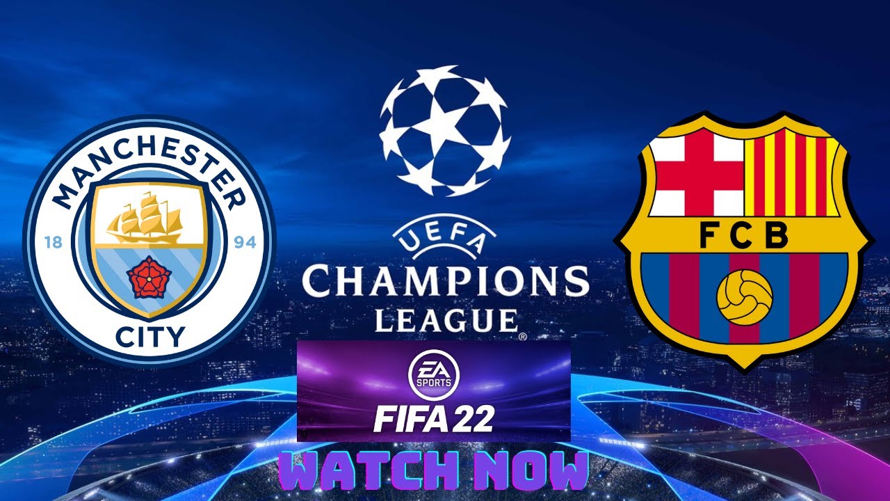 FIFA 22 Man City vs Barca Full Match Fifa 22 career mode | Fifa 22 ...