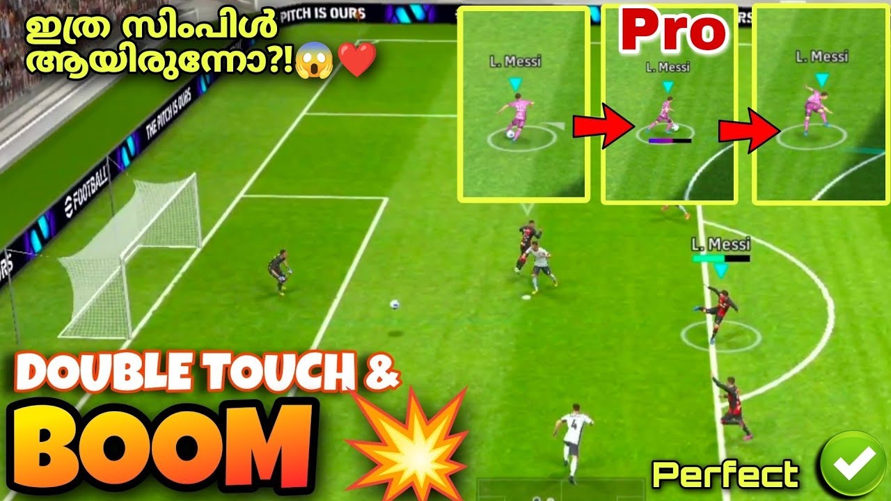 Double Touch and Shoot 🔥😍Skill Tutorial || Best skills in Efootball # ...