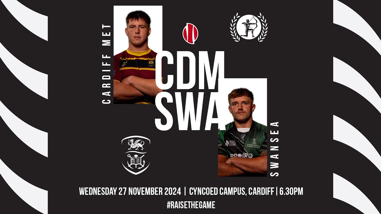 Cardiff Met vs Swansea | Men's BUCS Super Rugby - YouTube