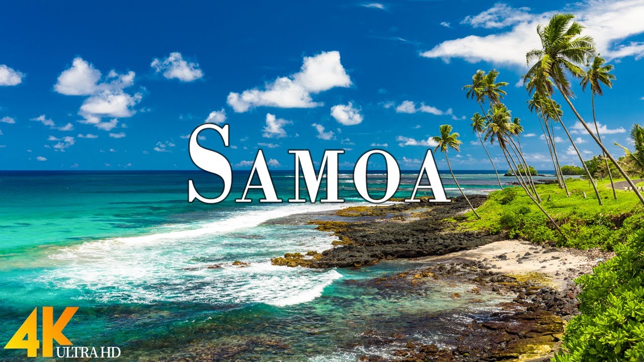 Samoa 4K Ultra HD • Explore Beautiful Spring Samoa, Relaxation Film ...