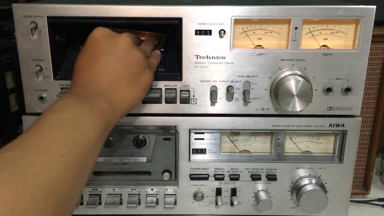 Deck TECHNICS RS-613U - YouTube