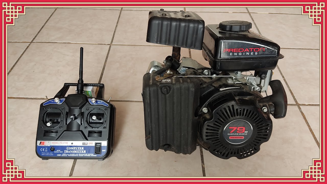 motor go kart a control remoto - YouTube