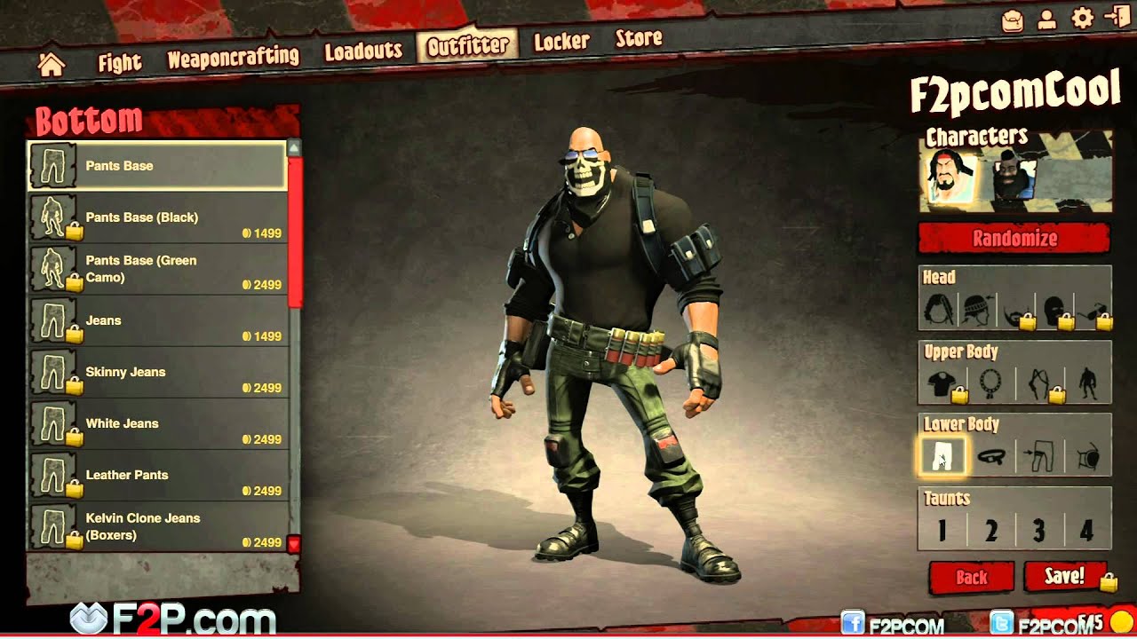 Loadout Character creation Outfitting (1080p) - YouTube