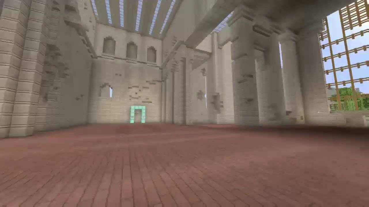 Minecraft: Xbox One melrose abbey "almost completed" - YouTube
