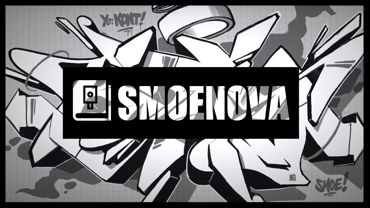 SMOENOVA | Digital Sketch "KONT" | Graffiti | Blackbookology - YouTube