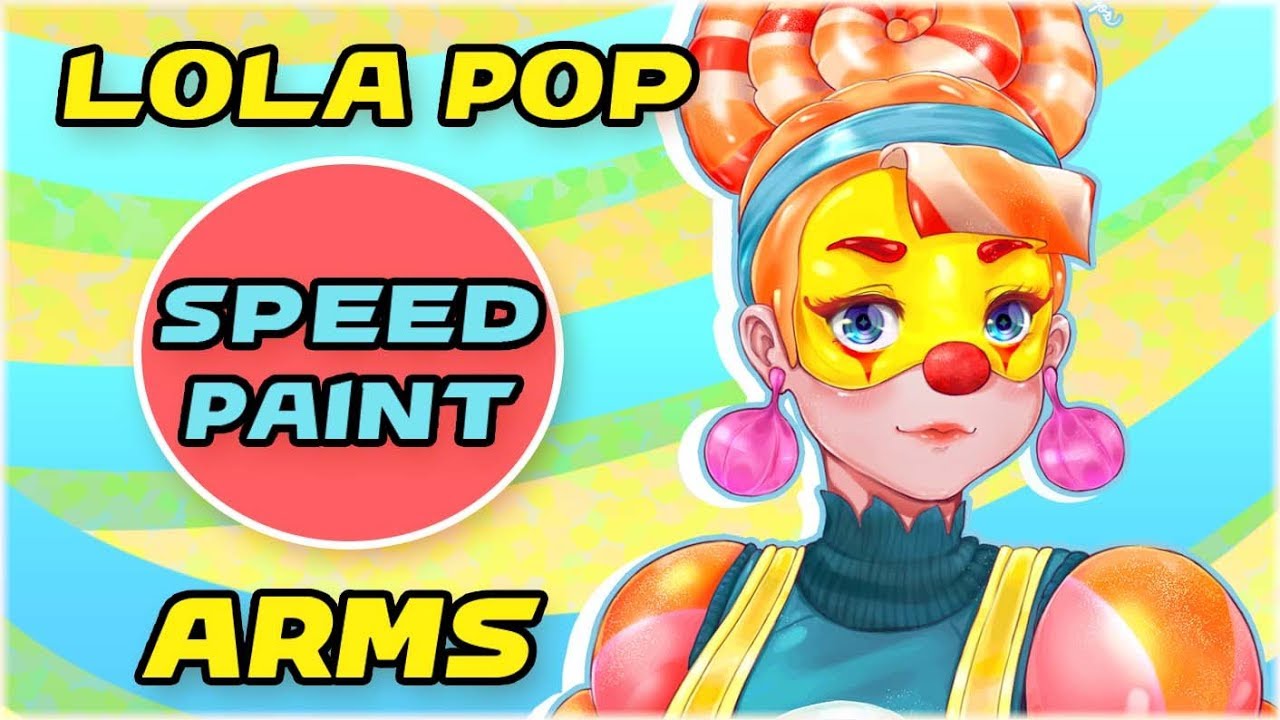ARMS Lola Pop SpeedPaint - YouTube