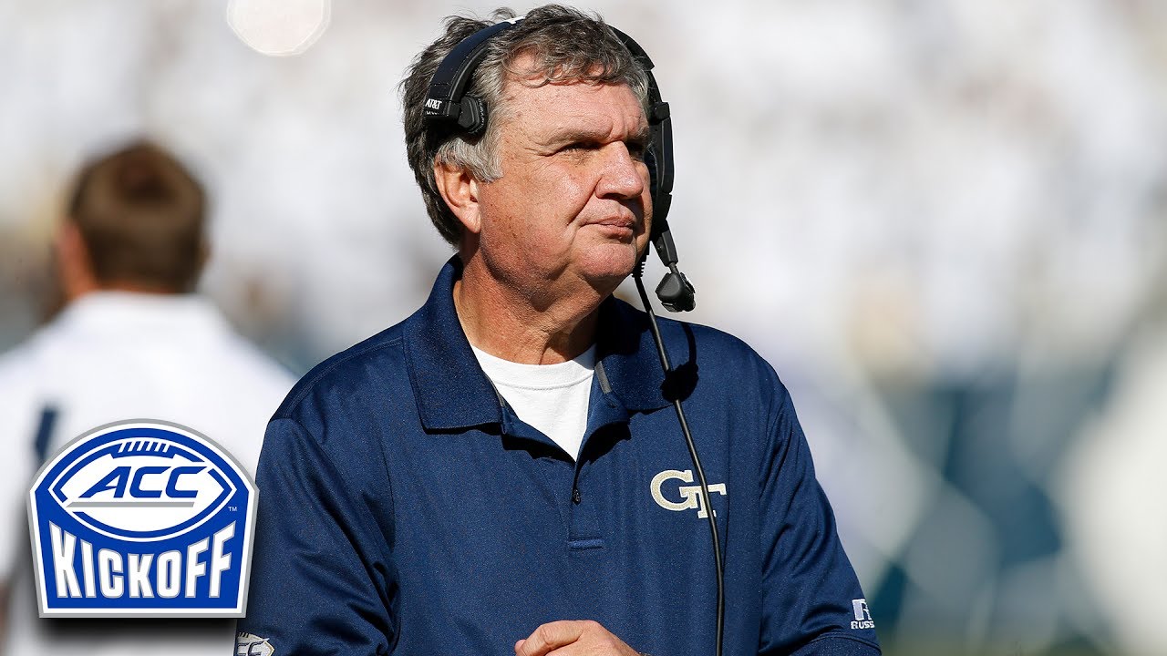 Georgia Tech Remains Committed To Flexbone Offense | ACC Kickoff - YouTube