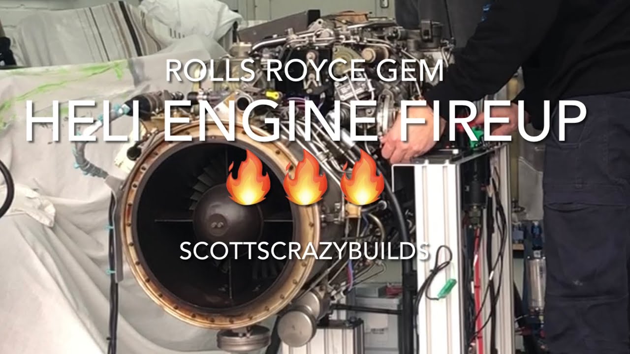 RR GEM Heli Engine… First Fireup!! 🔥🔥🔥 - YouTube