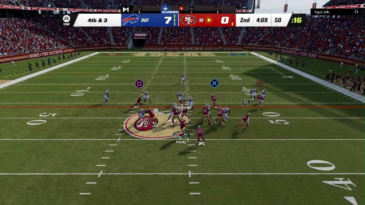 PURDY TO DEEBO TD PASS - YouTube