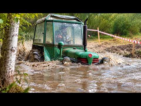 Durdurulamaz Eski Zetorlar 🚜 - Derin Çamur ve Su | Traktoriada Prehorov