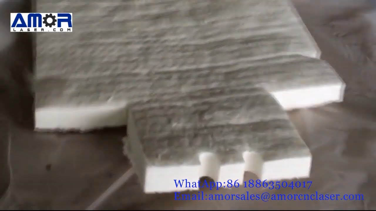How to cut fiberglass insulation with CNC oscillation knife cutting ...