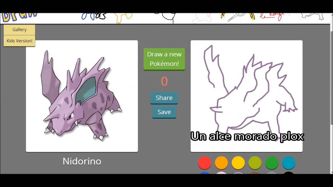 [Manuel] Dibujando poquemiones en Pokedraw. - YouTube