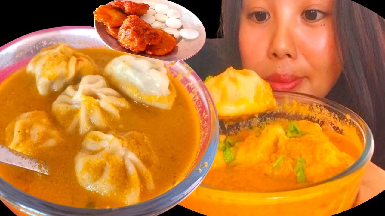 Jhol momo mukbang || jhol momo vedio @priyankaraivlog - YouTube