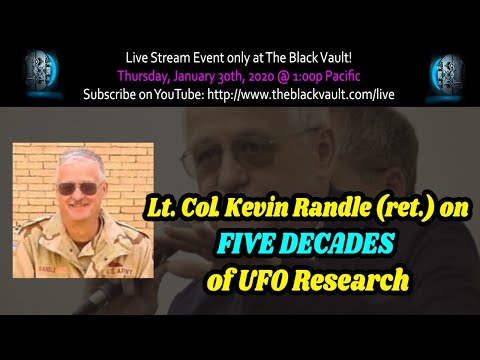 Lt. Col. Kevin Randle (ret.) on FIVE DECADES of UFO Research - YouTube