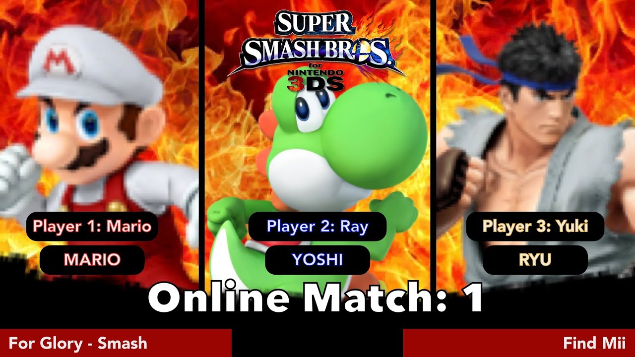 SSB For 3DS Online Match: 1 - YouTube
