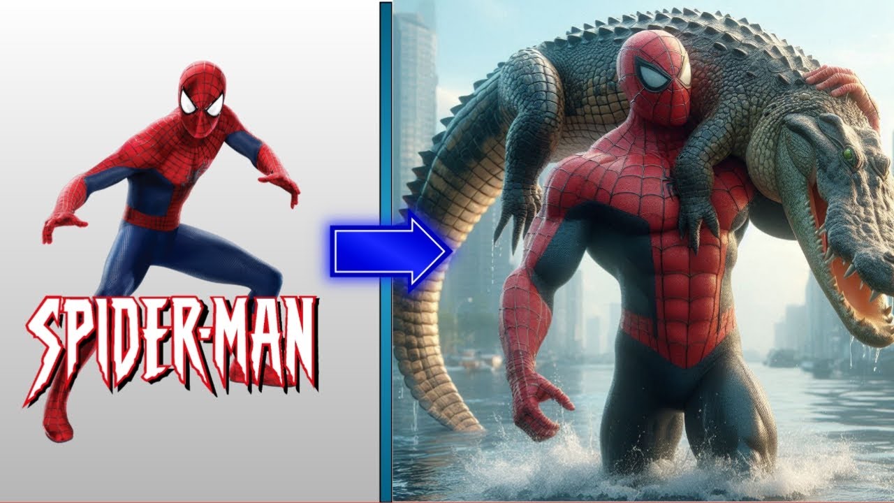 "AVENGERS VS CROCODILE 🐊🐊" All Characters (Marvel & DC) 2024🔥 - YouTube