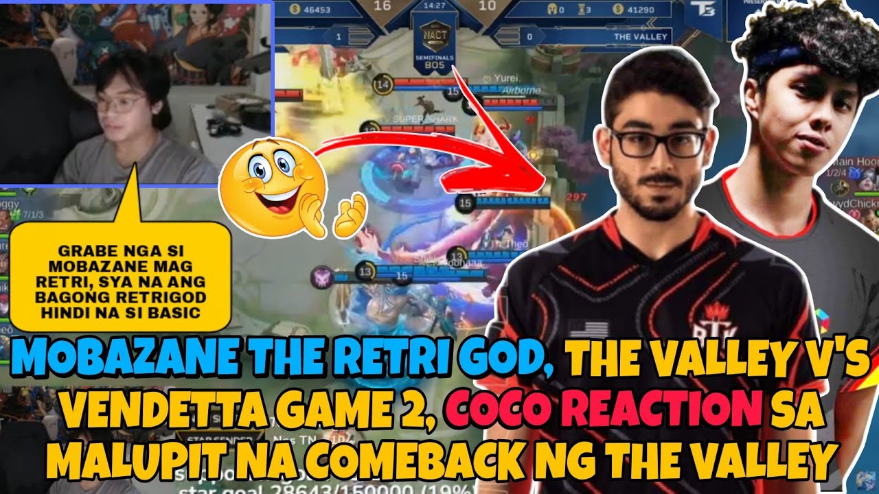 MOBAZANE the new retri god, THE VALLEY V's VENDETTA game:2, COCO ...