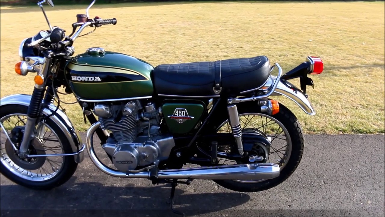 Honda CB450 1973 - YouTube