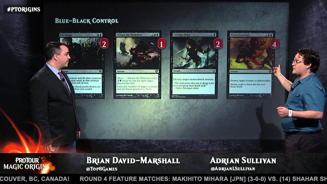Pro Tour Magic Origins: Deck Tech: Blue Black Control with Adrian ...