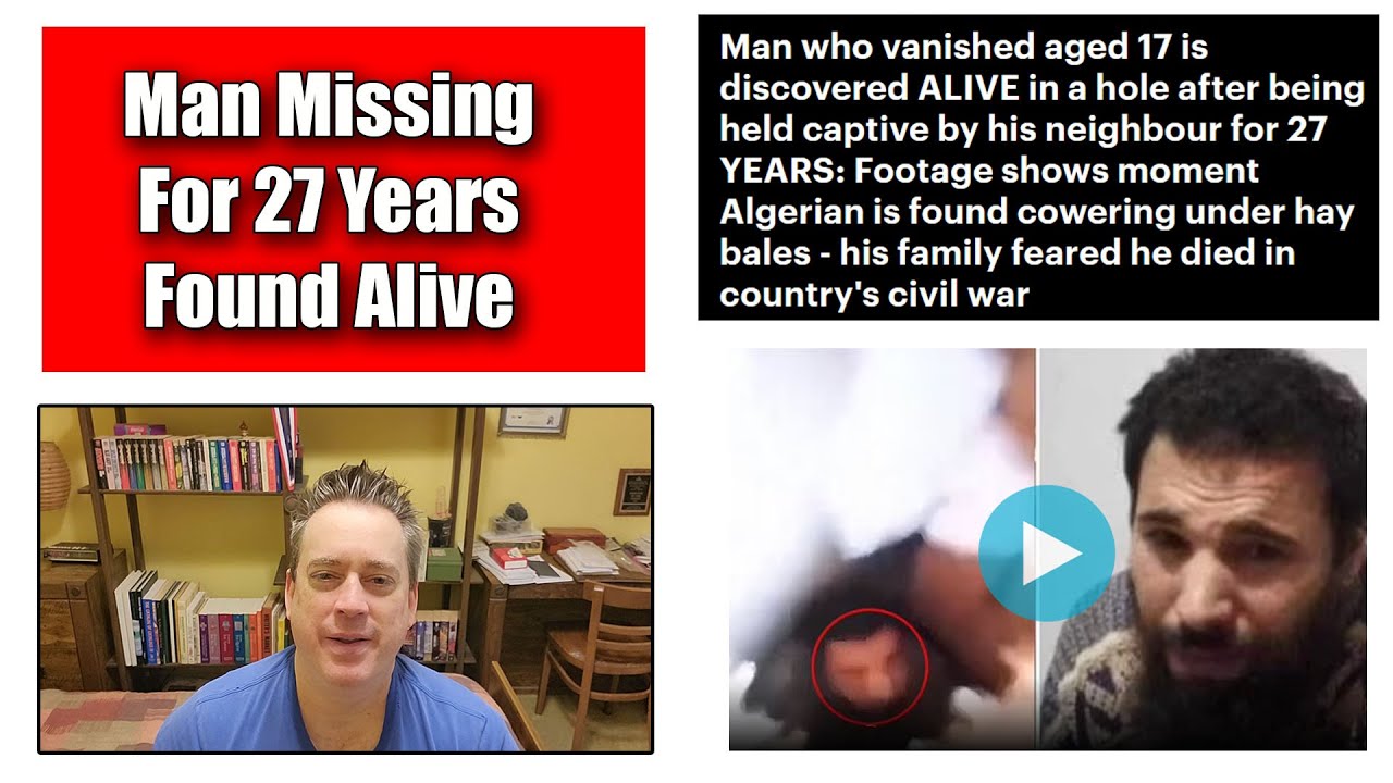 The Friday Vlog Man Who Disappeared 27 Years Ago Found Alive - YouTube