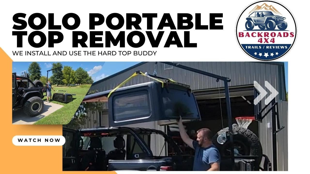 Hard Top Buddy Product Demo: Remove Your #Jeep & #Bronco #Hardtop # ...
