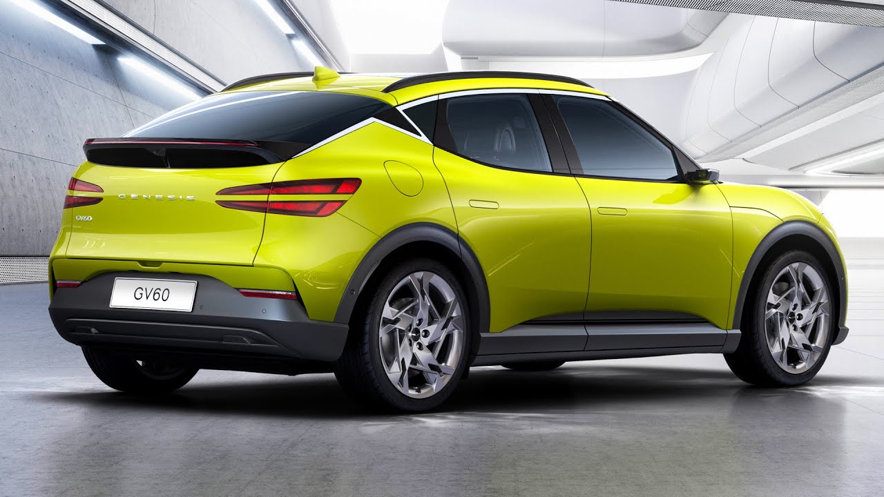New Genesis GV60 – all-electric luxury Coupe SUV First look - YouTube