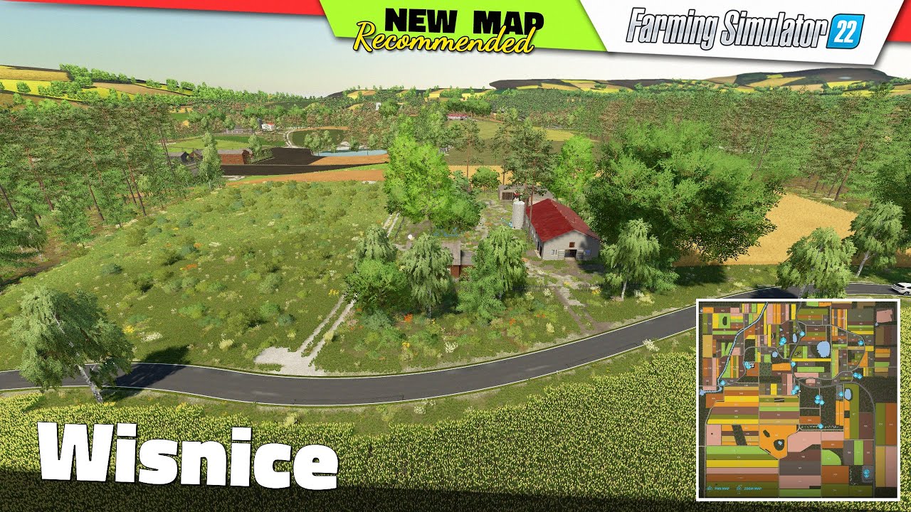 FS22 ★ NEW MAP "Wisnice" - Farming Simulator 22 New Map Review - YouTube