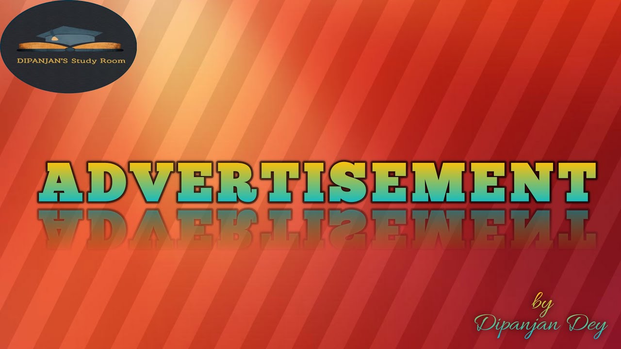 Advertisement || Paragraph Writing || Easy to Remember - YouTube