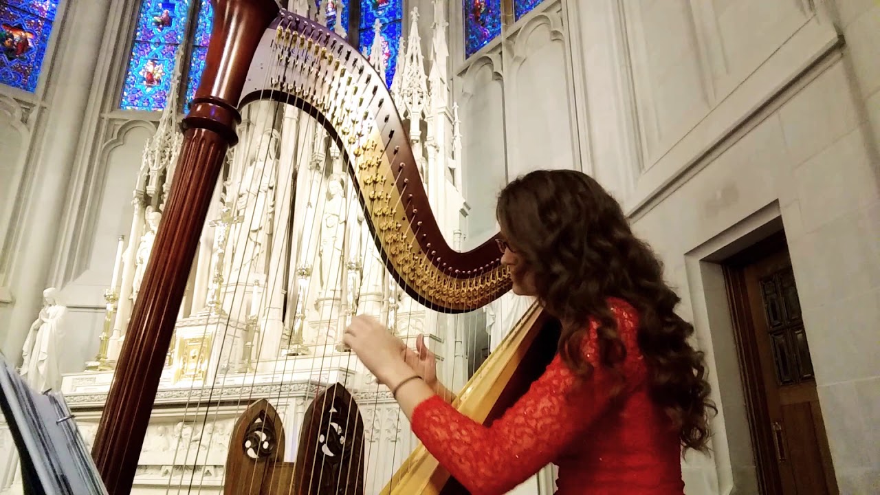 Chicago Wedding Harpist, LeAnne Bennion - Trumpet Tune - YouTube