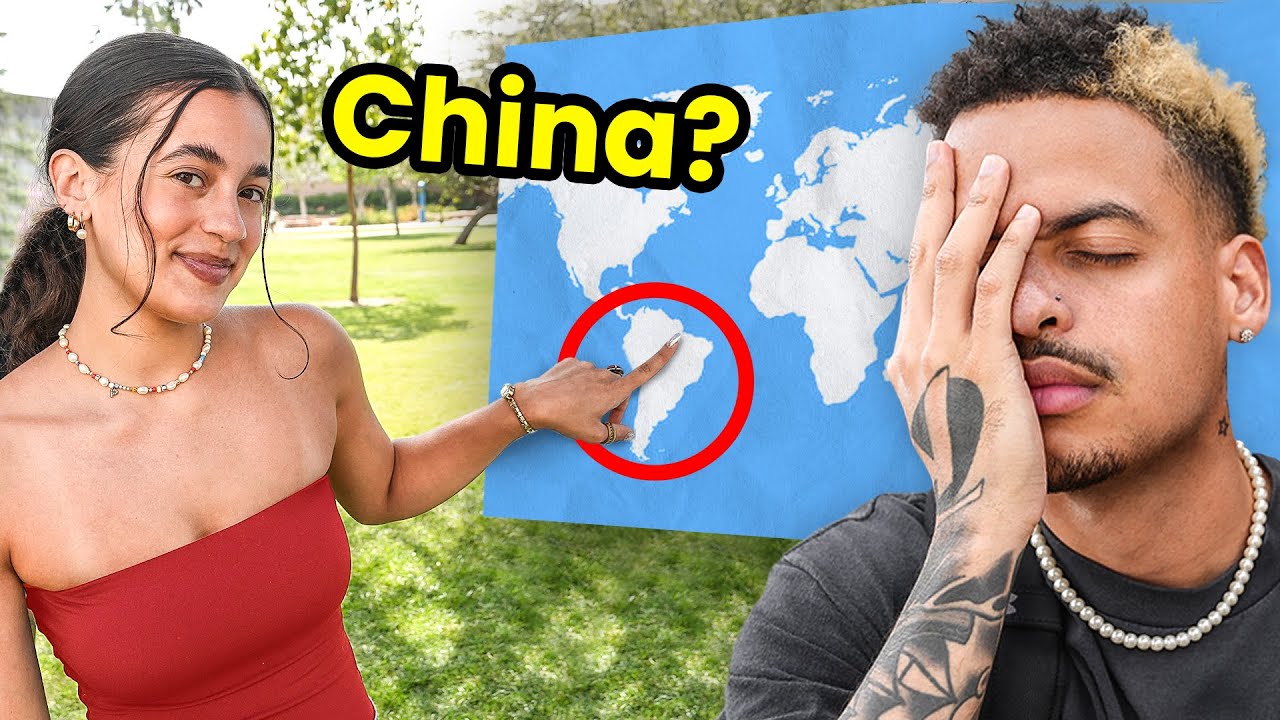 College Students can’t name ONE Country - YouTube
