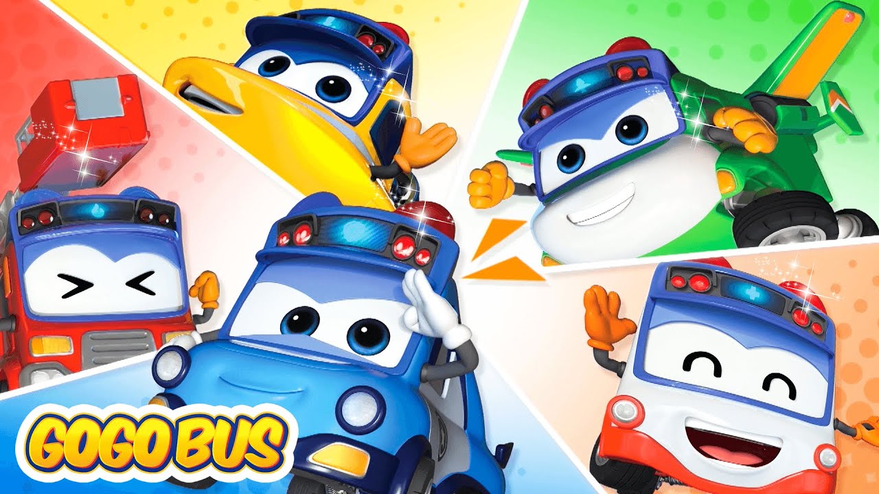 🌈 Biệt Đội Siêu Xe Giải Cứu GOGO Bus 🚔 Hoạt Hình Thiếu Nhi Vui Nhộn ...