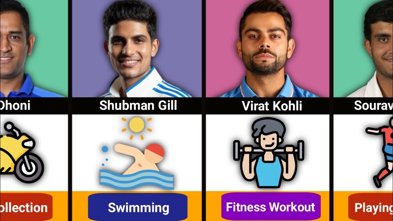 Indian Cricketers and their Hobbies 2023 | India Cricket Team | Hobbies ...
