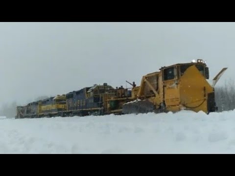 Alaska Railroad; Snow Fleet in Action - YouTube