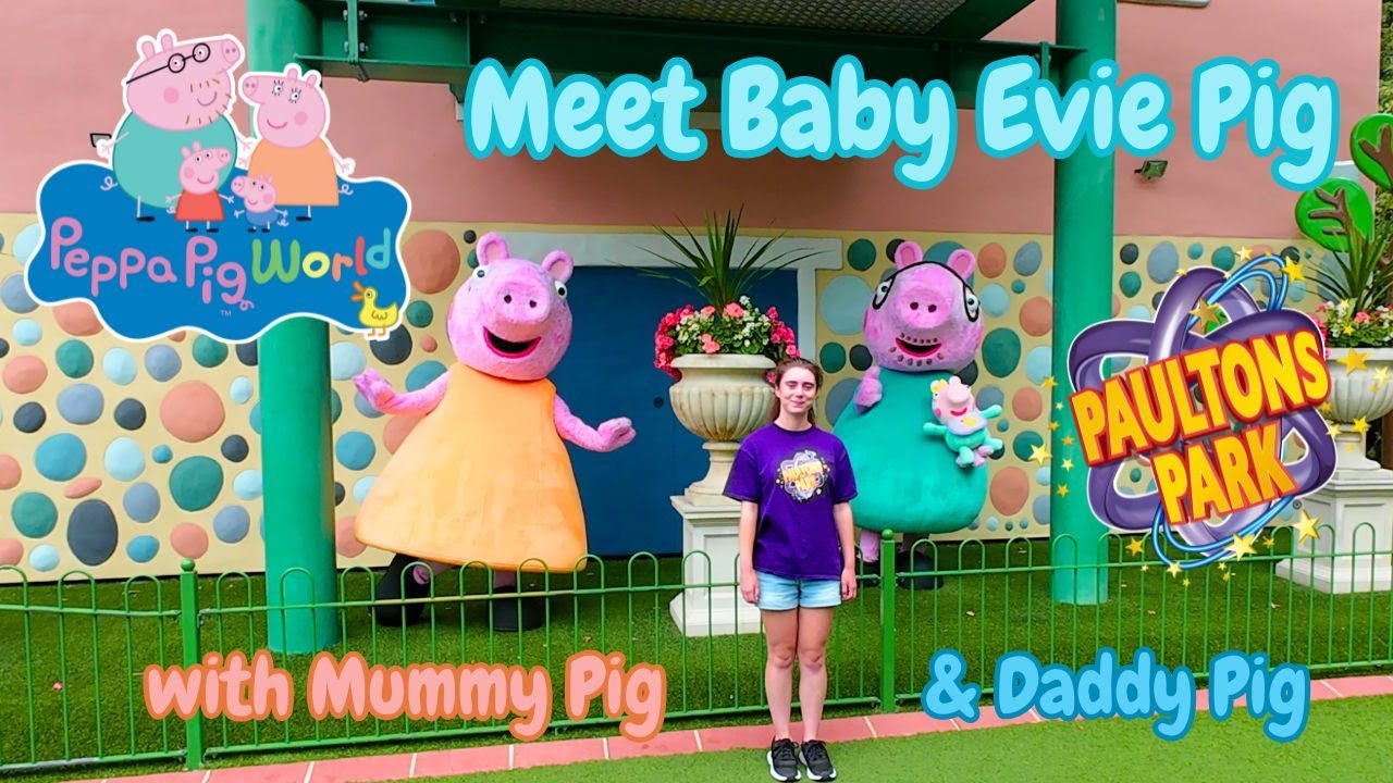 Meet Baby Evie Pig with Mummy Pig & Daddy Pig Summer 2025 at Peppa Pig ...