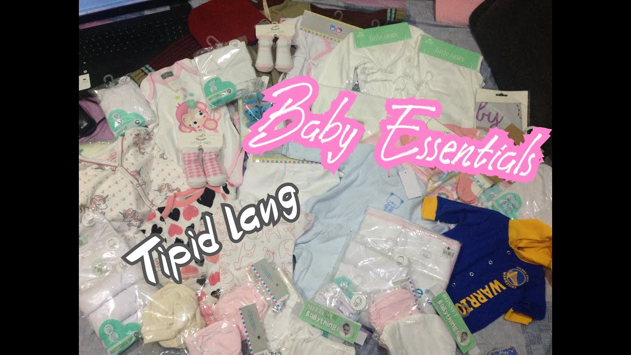 NEWBORN ESSENTIALS + Tipid Tips for new Mom | Kaly PH - YouTube