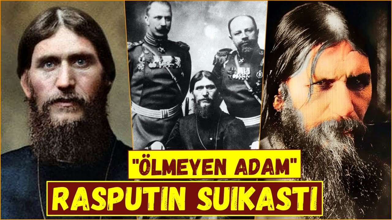 "Ölmeyen Adam" Grigori Yefimovich Rasputin.! Rus Çarı II. Nicholas'ın ...