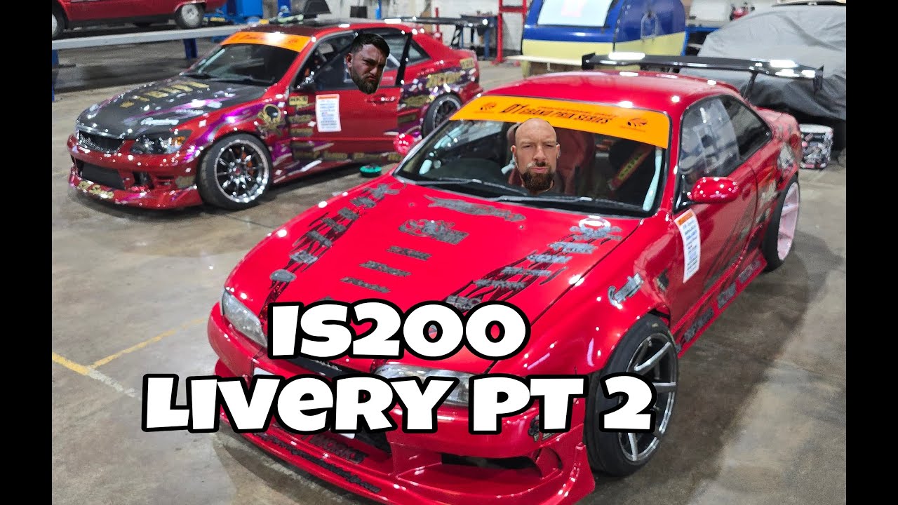 Drift-Inspired Livery Part 2: Final Touches on Matty's Modified IS200 ...