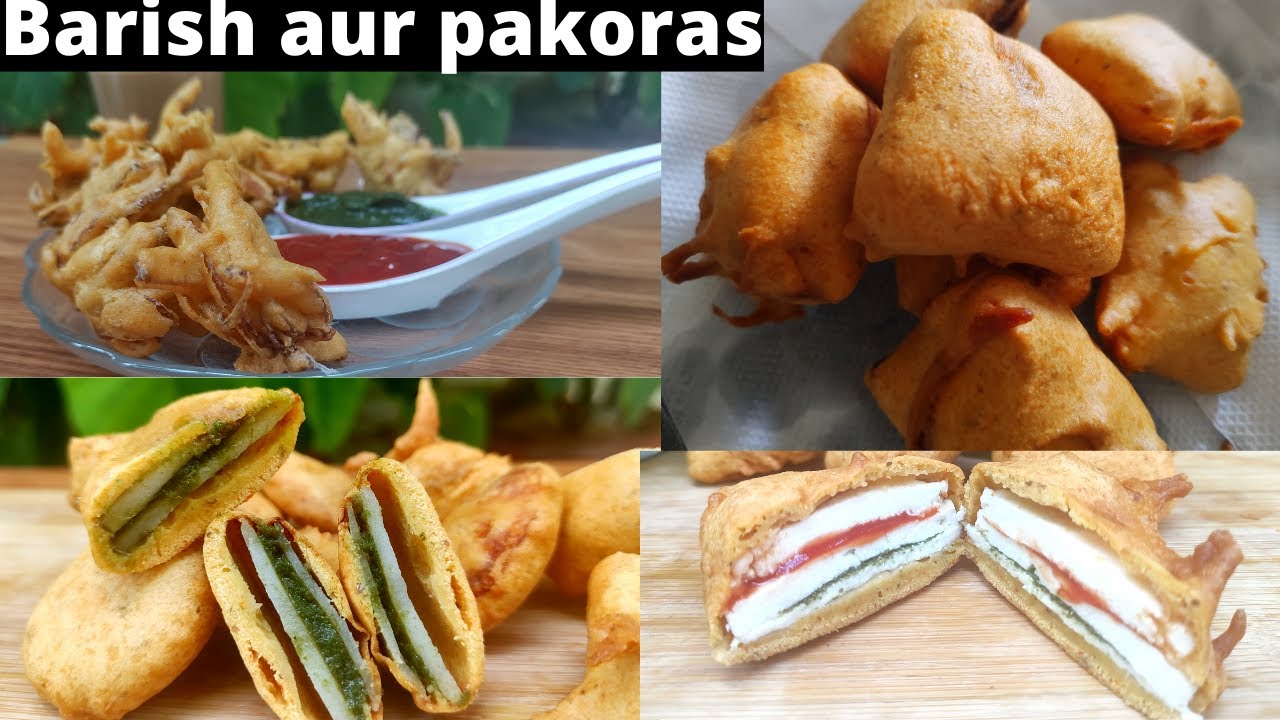 Crispy पकौड़े Recipe|| 3 Different types of Pakoda||पकौड़े बनाने का ...