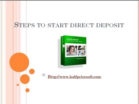 Steps to Start Direct Deposit - YouTube