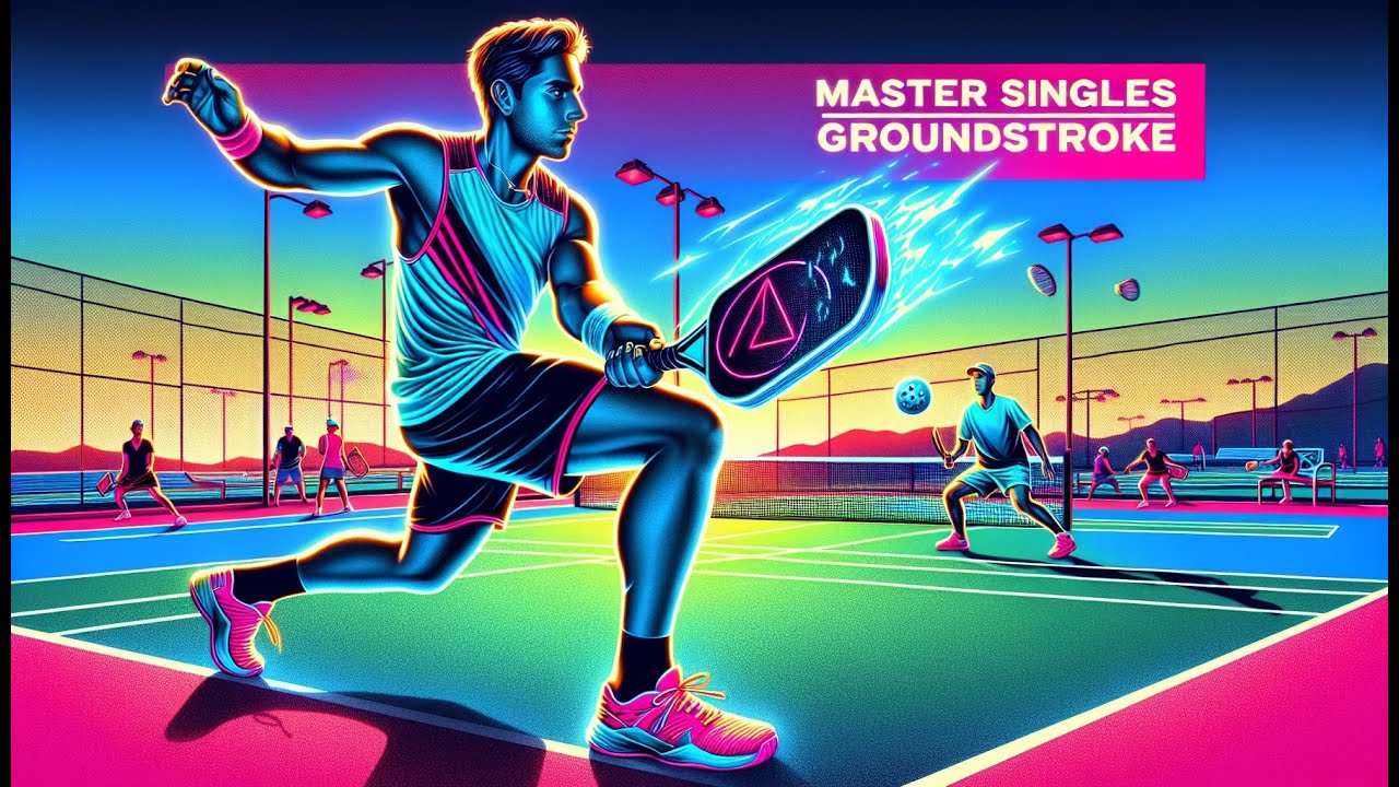 Pickleball Groundstroke Technique Improvement Focused on Singles - YouTube