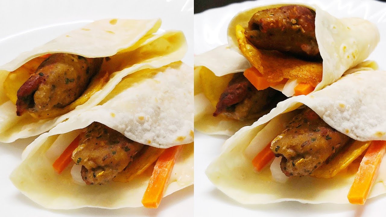 Chicken Kebab Tortilla wrap/ഇതിന്റെ ടേസ്റ്റ് വേറെ ലെവൽ - YouTube