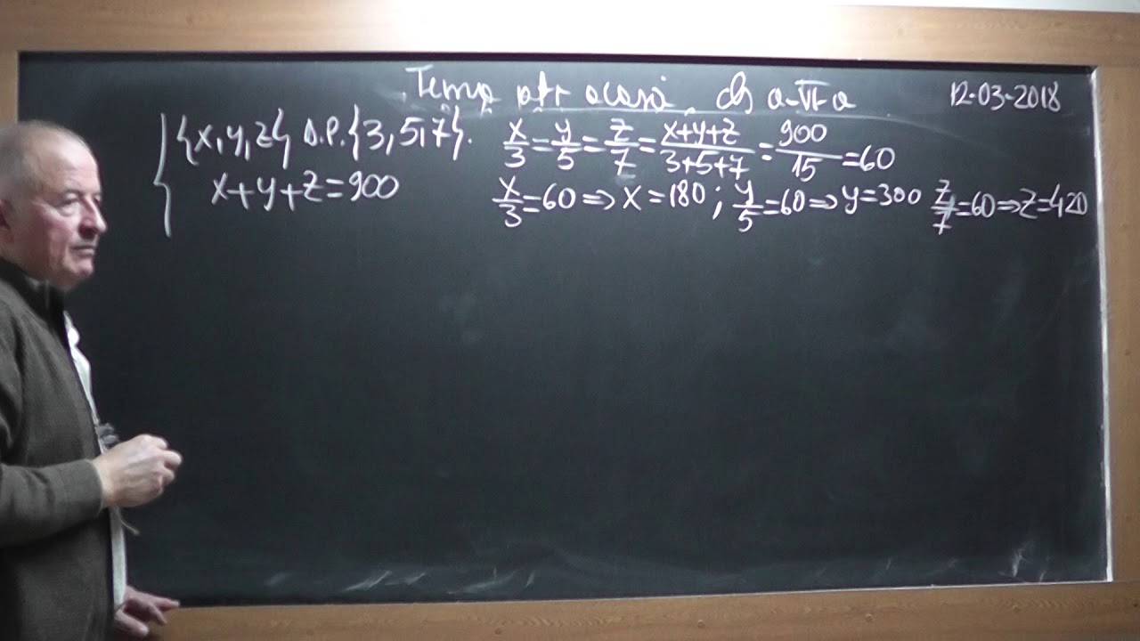 3/3 Lectia 1703 Clasa 6 - Marimi direct proportionale si Marimi invers ...