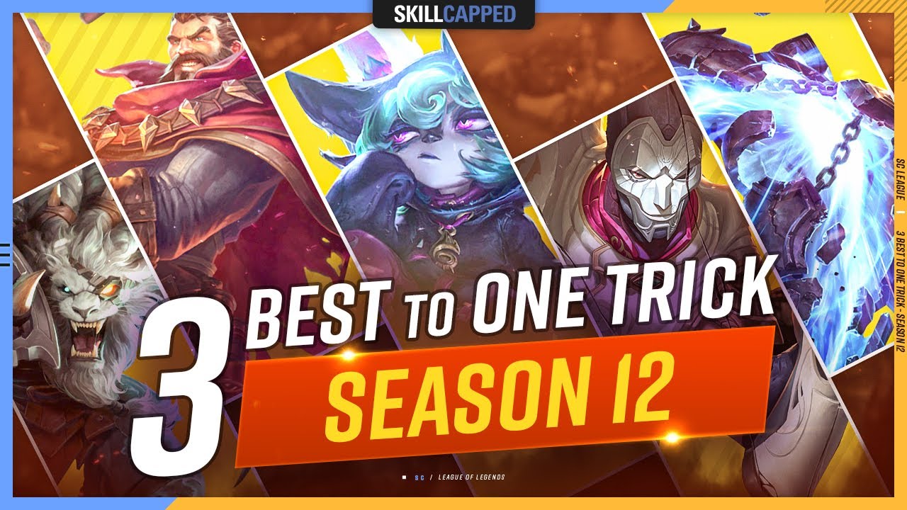 3 BEST CHAMPIONS To ONE TRICK For EVERY Role In Season 12! - League of ...